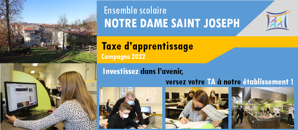 Taxe d'apprentissage - Notre Dame Saint Joseph